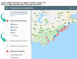 The ULTIMATE Great Ocean Road Map 2023 (Local's Guide) | Great Ocean ...